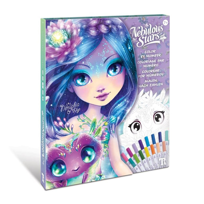 (NEBULOUS STARS) Color by Number Book Set – Little Artists